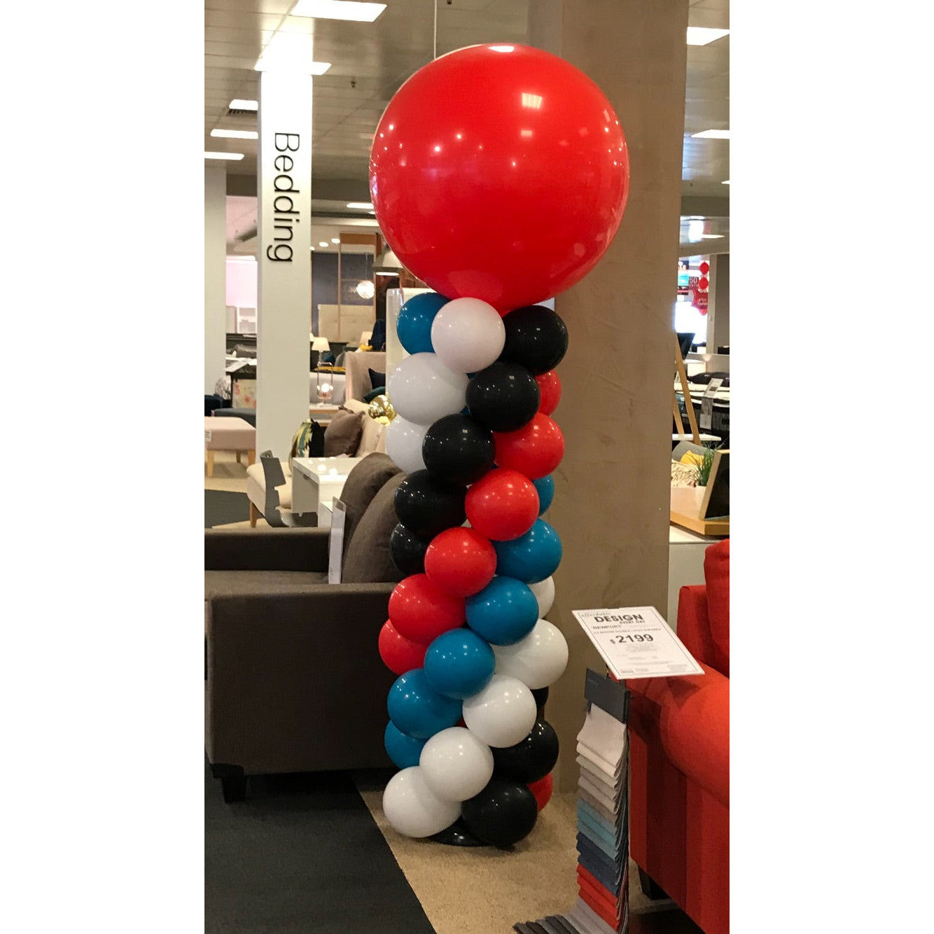 Column with 3ft topper – Balloon HQ Gold Coast