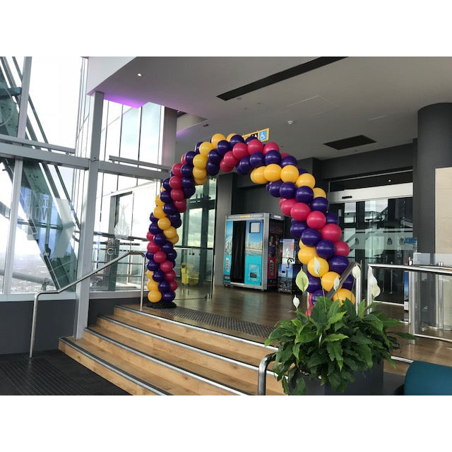 Balloon Arch (Continuous Curve) - Event Balloons Brisbane – Balloon HQ ...