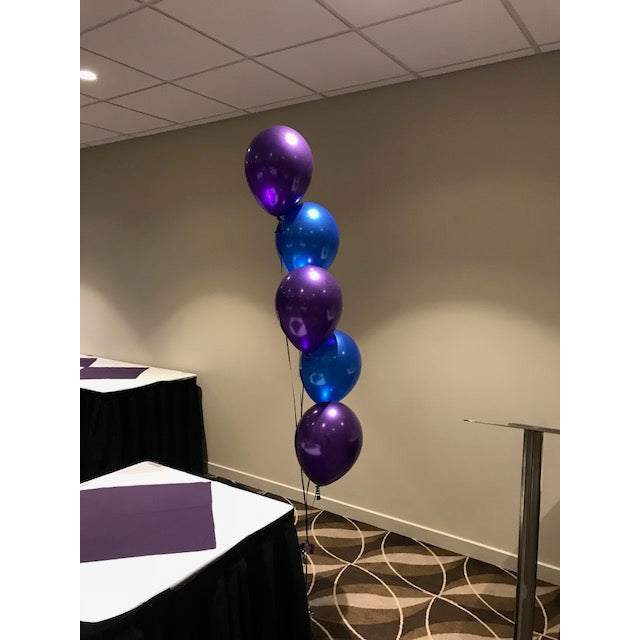 Balloon Decorations - 5 Balloon Floor Arrangement - Helium – Balloon HQ ...