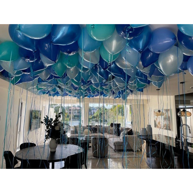 50 Loose Balloons with Hi Float (2-3 days float time) – Balloon HQ Gold ...